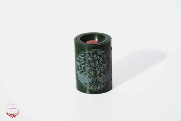 Large Cylindrical soapstone burner - NB's Aromas